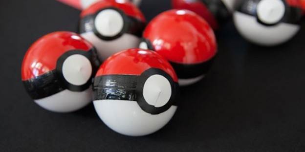 Poke Ball Treasure Hunt - Set up a treasure hunt around the party venue ...
